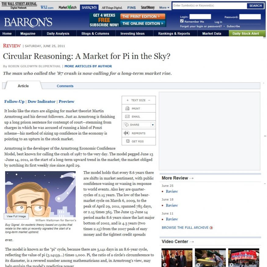 About Martin Armstrong | Armstrong Economics