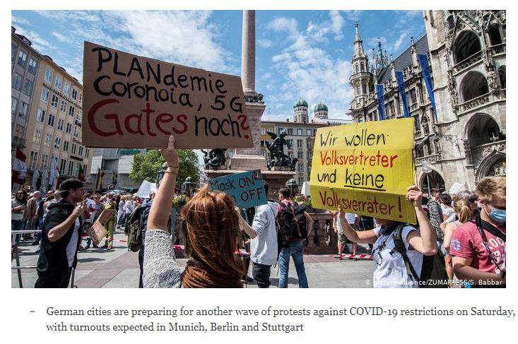 Huge Protests In Germany Against Government's Lockdowns | Armstrong ...
