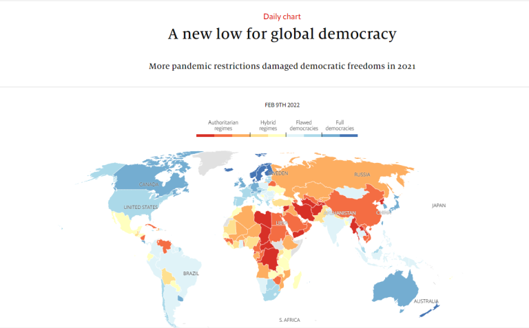 The Democracy Index – Investment Watch Blog