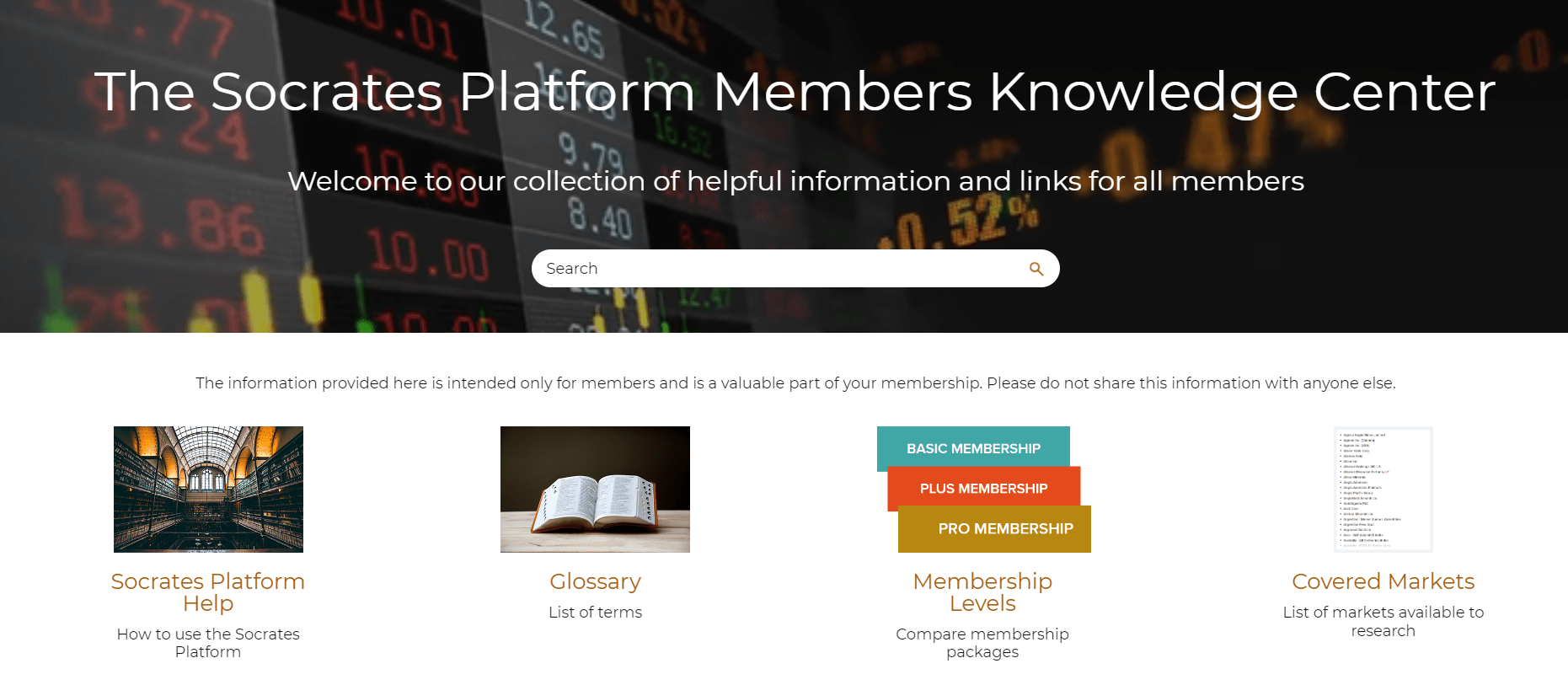 Socrates Knowledge Center | Armstrong Economics