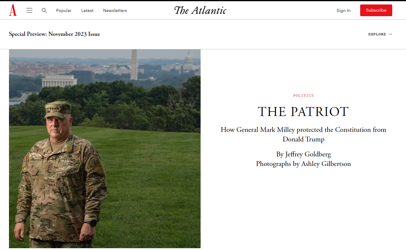 General Mark Milley - A Threat To The Nation? | Armstrong Economics