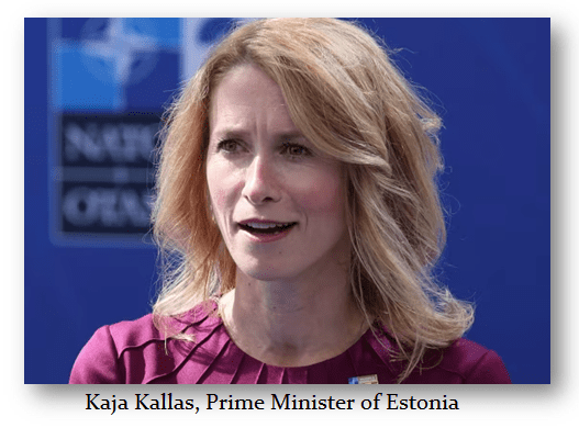 Kaja Kallas - A Neocon To Watch | Armstrong Economics
