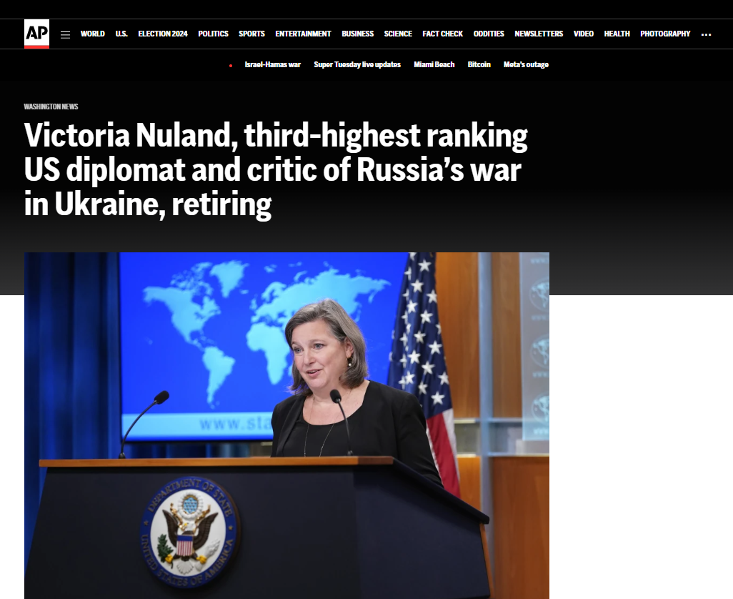 Victoria Nuland Forced To Step Down | Armstrong Economics