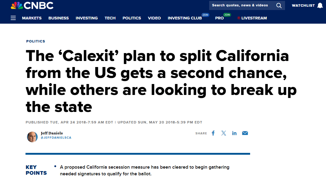 CalExit | Armstrong Economics